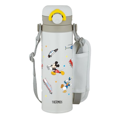 ミッキー ライトグレー/500 ml/JPF-500DS LGY・Color:ミッキー ライトグレーSize:500 ml・パッケージ個数:1・取り外しできるストラップ付きのキッズケータイマグ お出かけにも便利な500mlサイズ・本体サイズ...