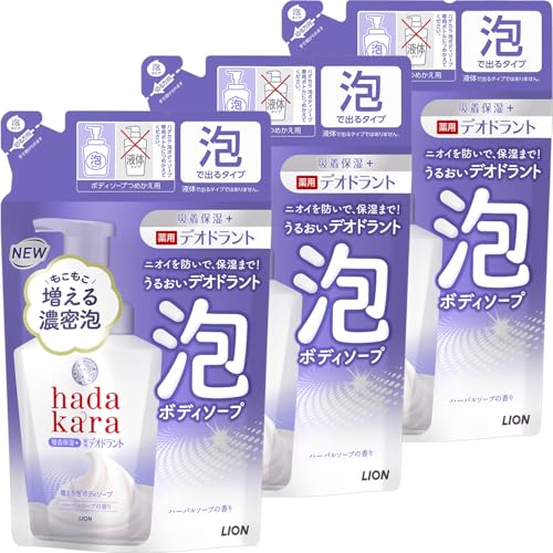 詰替え用---/440ml×3個 薬用デオドラント泡ボディーソープ(医薬部外品)/-・FlavorName:ハーバルソープPatternName:デオドラント・パッケージ個数:1・泡うるおいデオドラント。ニオイを抑えて保湿まで。・原材料:・...