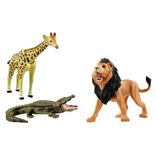無し/-/-・(C) TOMY・電池は使用しません。商品紹介 サバンナの強い動物 ライオン、ナイルワニ、マサイキリンが集合したアニアのフィギュアセット アニアを置いて遊べるジオラマプレイマット付き。 ・ライオンは首が動き、口が開きます。 ・...