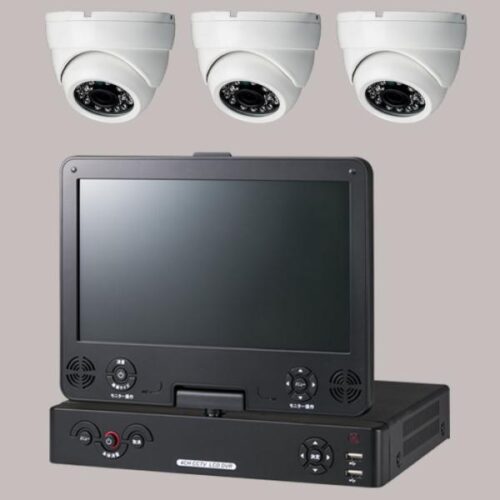 【モニター付きDVR】 品名・・・4CHモニター付ハイビジョンDVR モなタん 型番・・・NS-F401MR 映像入力・・・4CH.AHD)AHD1.0 BNC CVBS)1.0vp-p/75Ω 映像出力・・・1×HDMI、1×VGA 音声...