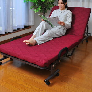 高反発メッシュ仕様 収納式リクライニングベッド シングル 折りたたみ式 14段階 リクライニングベッド シングルサイズ 寝返りがうちやすい高反発収納式リクライニングベッドです。ほどよい弾力で体を跳ね返し、重心をまっすぐに保つ高反発ウレタンを...