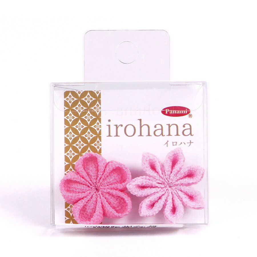 【商品画像について】お使いのモニタや環境により、実物と色が違って見えることがあります。ご了承ください。つまみ細工完成パーツ irohana(イロハナ) アソートセット 桃和のリングピローに仕様■商品サイズ：約 直径2.5cm(お花1個あたり...