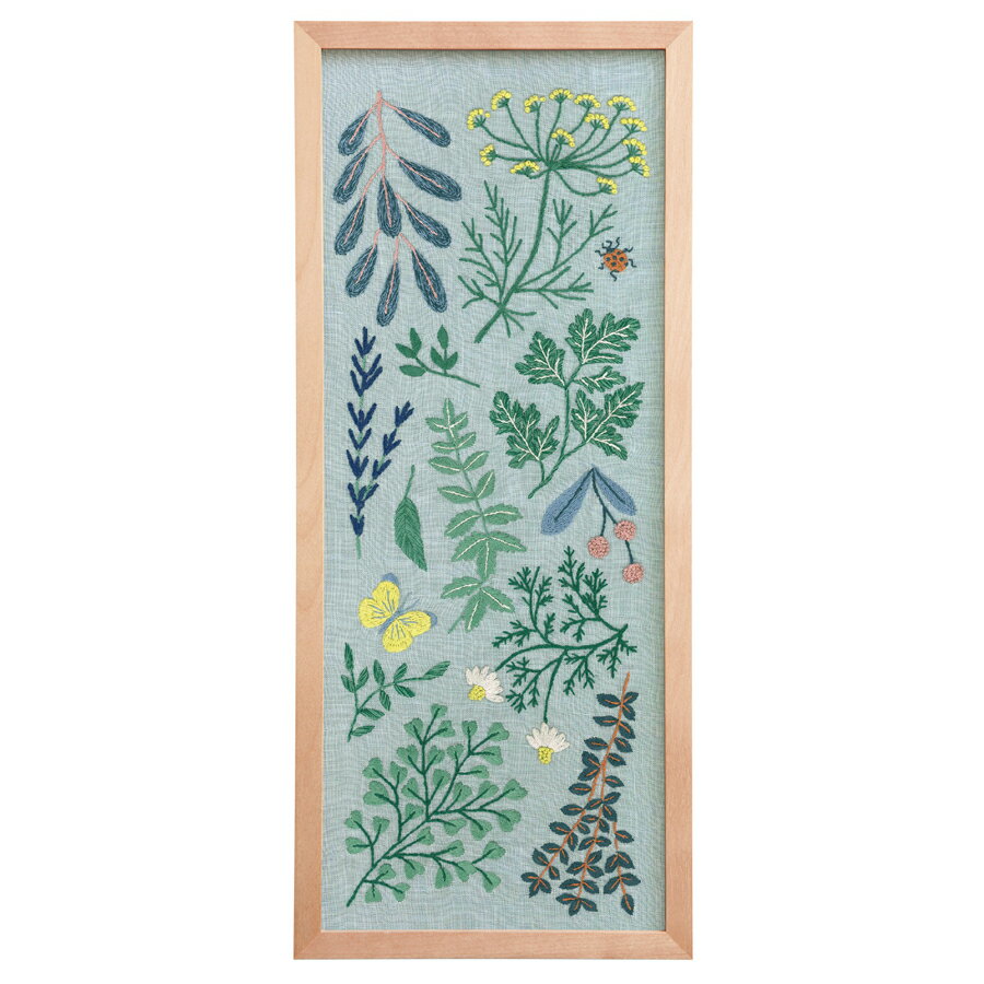 【商品画像について】お使いのモニタや環境により、実物と色が違って見えることがあります。ご了承ください。刺しゅうキット マカベアリス ハーブの庭四季の移ろいを感じながら仕様■額外径：約43×18.5cm、額内径：約40×15.5cm商品詳細刺...