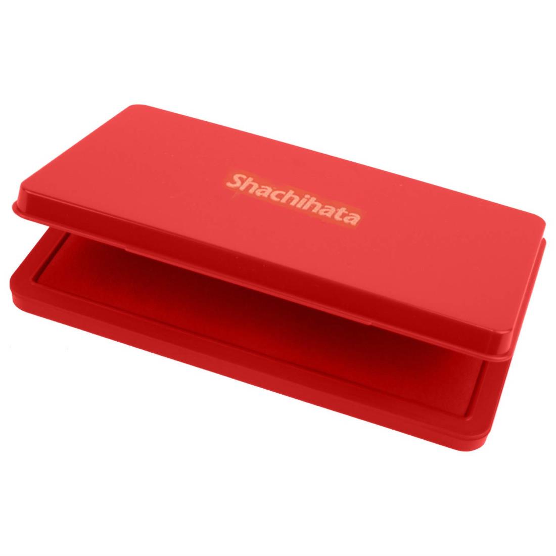 サイズ：特大形◆商品名：シヤチハタ スタンプ台 HGN-4-R 特大形 赤【サイズ】特大形【インキ色】赤【インキ種類】油性顔料【補充インキ】SgN-40【寸法】159×105×16.7mmPPC用紙・上質紙になつ印しても約3秒で乾いて、キレ...