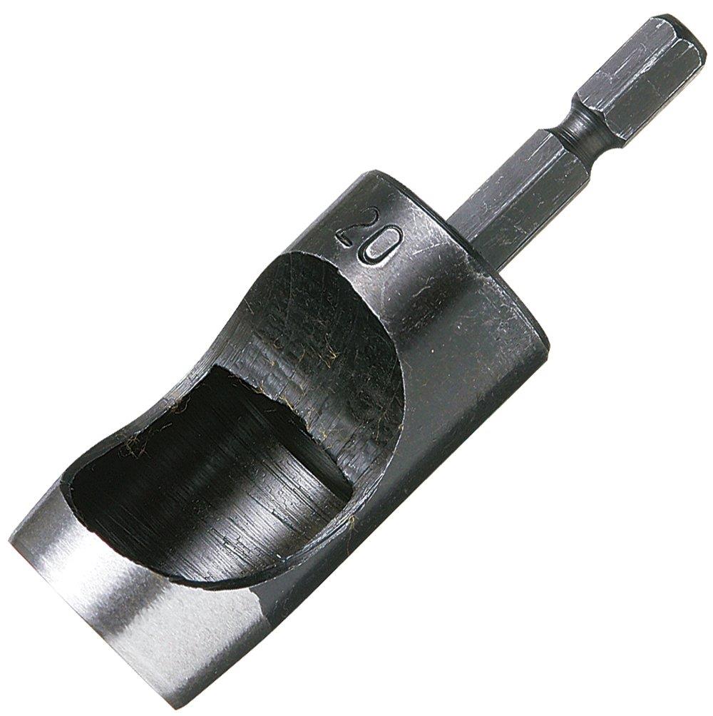 サイズ：20mm◆商品名：新潟精機 SK 六角軸皮抜きポンチ 20mm HMP-20 6.35mm軸サイズ:全長72×外径23mm質量:72g用途:皮・布・紙の穴あけ、レザークラフト、手芸本体材質:機械構造用炭素鋼(SC)・硬度HRC46~...