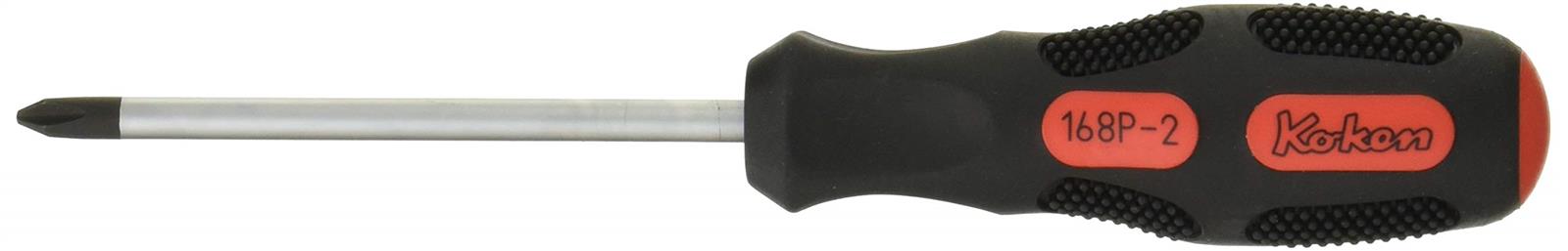 スタイル：先端サイズ : No.2◆商品名：コーケン プラスドライバー No.2 168P-2サイズℓ(mm):100サイズL(mm):210重量(g):86プラ スドライバー No.2