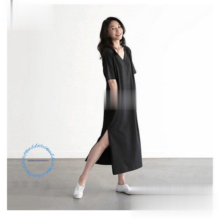 ★素材：綿★伸縮性：なし　★厚さ：普通　サイズ 肩 幅 バ ス ト 袖 丈 着 丈 L : 46 100 22 110 XL: 52 105 24 113