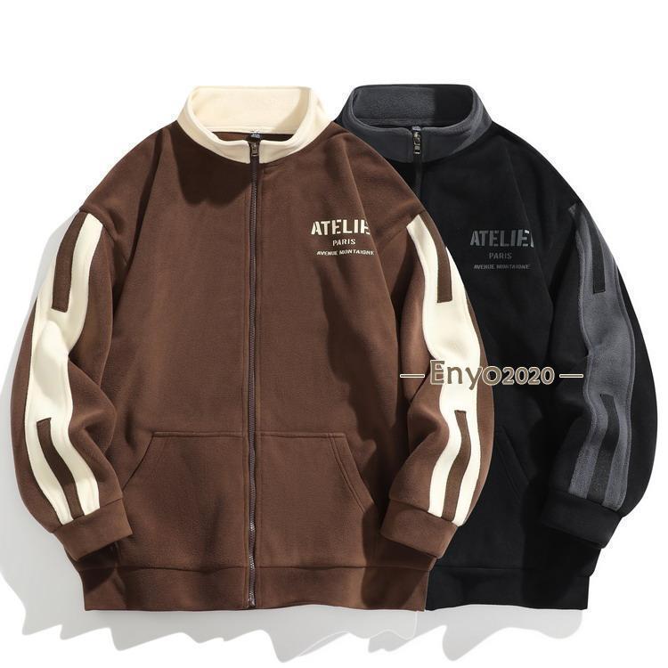 トラックジャケット メンズ フリースジャケット 裏起毛 ジャケット 防寒 秋冬 あたたか メンズ レディース[素材]表地/95％ポリエステル、5％ポリウレタン裏地/100％ポリエステル[原産国] 中国