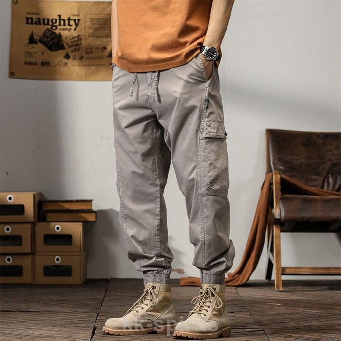 ジョガーパンツ カーゴパンツ メンズ メンズパンツ ウエストゴム ロングパンツ ロング丈 パンツ ズボン ボトムス 通学 おしゃれ カジュアル 無地 シンプル ファッション 春 夏服 夏qcwbl10【カラー】ダークグレー、ブラック、ライト...