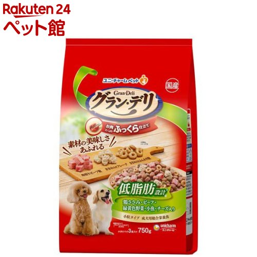 お店TOP＞犬用品＞ドッグフード(ウェットフード)＞成犬用ウェットフード＞その他ブランド＞グラン・デリ ふっくら仕立て 低脂肪 鶏ささみ・ビーフ・緑黄色野菜・小魚・チーズ (750g)【グラン・デリ ふっくら仕立て 低脂肪 鶏ささみ・ビーフ...