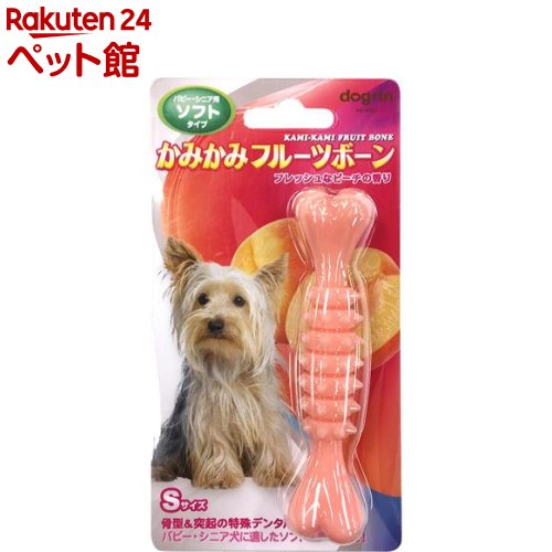 お店TOP＞犬用品＞犬のおやつ・サプリメント＞犬のジャーキー・ガム・骨＞犬のガム＞かみかみフルーツボーン フレッシュなピーチの香り パピー・シニア用ソフトタイプ S (1本)【かみかみフルーツボーン フレッシュなピーチの香り パピー・シニア...