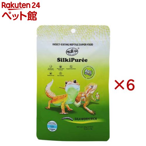 お店TOP＞小動物・鳥・は虫類・昆虫＞は虫類＞プロバグズシルクワームピューレ (12個入×6セット(1個5g))【プロバグズシルクワームピューレの商品詳細】●シルクワーム(カイコ)、ミルワーム、ミズアブ幼虫入りの昆虫食爬虫類フード。●栄養豊...