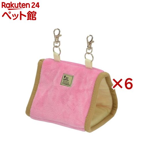 お店TOP＞小動物・鳥・は虫類・昆虫＞鳥 用品＞バードトイ 小鳥の三角ベッド (6セット)【バードトイ 小鳥の三角ベッドの商品詳細】●ゆらゆら揺れて落ち着くベッド●つりさげ木製フック付小型インコや中型インコ等の小鳥用の飼育ケージ内設置用ベッ...