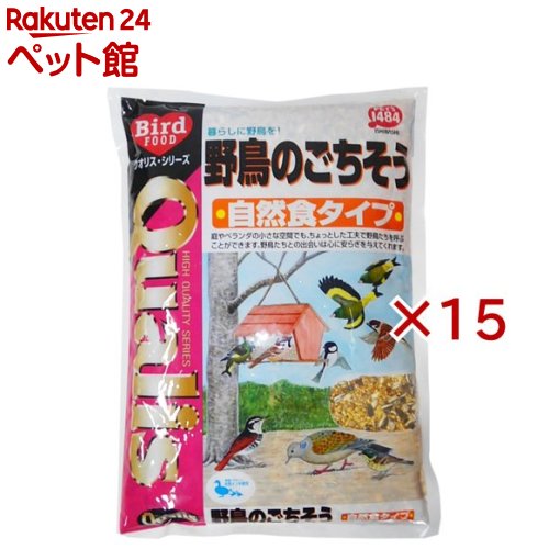 お店TOP＞小動物・鳥・は虫類・昆虫＞鳥 フード＞クオリス 野鳥のごちそう (1.3kg×15セット)【クオリス 野鳥のごちそうの商品詳細】●多くの野鳥たちが好んで食べられるように配合した野鳥専用のまきえさです。【クオリス 野鳥のごちそうの...