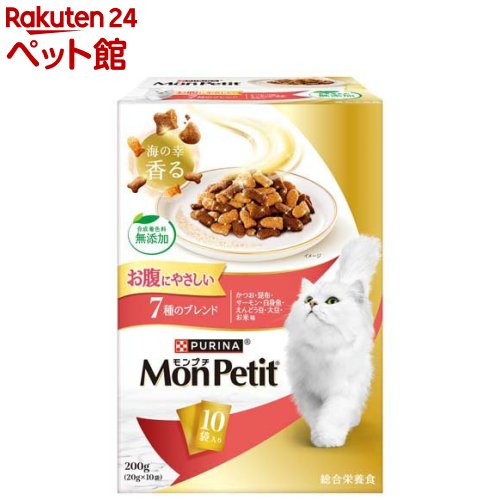 お店TOP＞猫用品＞キャットフード(ドライフード)＞ブランド別で探す＞その他ブランド＞モンプチドライボックス お腹にやさしい (200g)【モンプチドライボックス お腹にやさしいの商品詳細】●サーモン、白身魚、えんどう豆、大豆の美味しさに、...