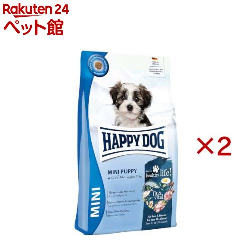 お店TOP＞犬用品＞ドッグフード(ドライフード)＞仔犬・幼犬用ドライフード＞ハッピードッグ ミニ フィット＆バイタル 小型犬 ミニ パピー (4kg×2セット)【ハッピードッグ ミニ フィット＆バイタル 小型犬 ミニ パピーの商品詳細】●生...