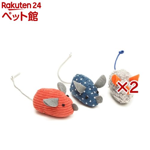 お店TOP＞猫用品＞猫のおもちゃ・しつけ＞トンネル＞ループファニーズ フラッフィーマウス (3個入×2セット)【ループファニーズ フラッフィーマウスの商品詳細】●キャットニップ入りの手触りの良いおもちゃです。【ループファニーズ フラッフィー...