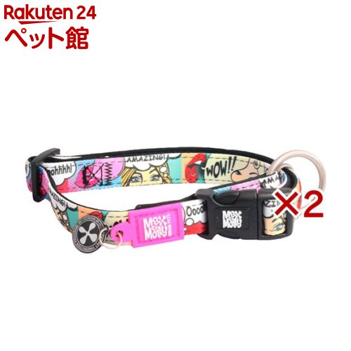 お店TOP＞ペットのサークル・雑貨など＞ペットのお散歩用品・おしゃれ＞ペットの首輪・カラー＞その他ブランド＞マックス＆モーリー スマート ID首輪 ポップガール M (2セット)【マックス＆モーリー スマート ID首輪 ポップガール Mの商...