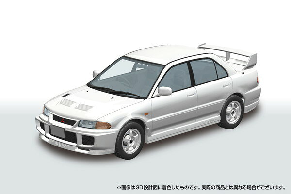 お支払い方法・送料・配送について 予約販売商品についてアオシマ 1/24 楽プラ スナップカー No.04-SW CE9A ランサーGSRエボリューションIII 1995 スコーティアホワイト 色分け済プラモデル＜完全新金型＞楽プラ スナッ...