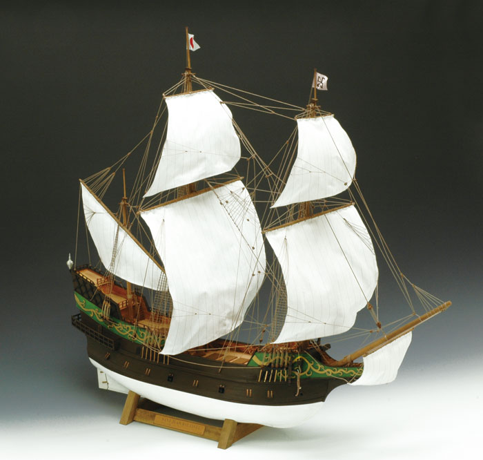 お支払い方法・送料・配送について ラッピングご希望の方はコチラっ!! 予約販売商品についてウッディジョー　木製帆船模型　1/80　サン・ファン・バウティスタ 伊達の黒船、サン・ファン・バウティスタサン・ファン・バウティスタは初代仙台藩主伊達...