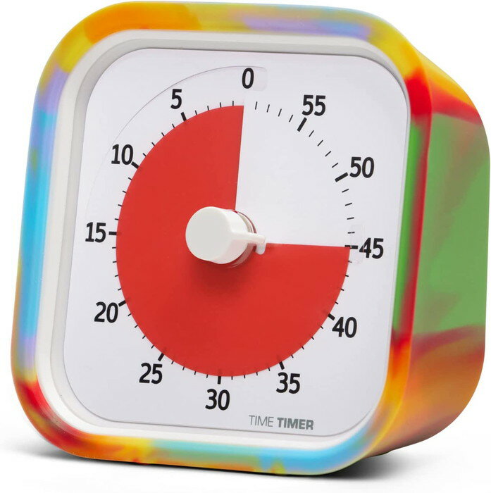 お支払い方法・送料・配送について 予約販売商品についてタイムタイマー(TIME TIMER) 勉強タイマー MOD モッド スペシャルエディション (カバー付き) タイダイ柄 9cm 60分 学習アラーム TTM9-TYDY-Wあとどのくら...