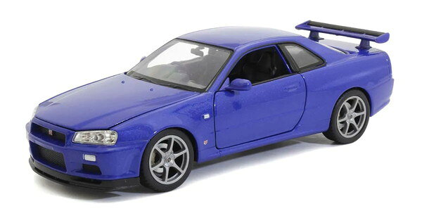 お支払い方法・送料・配送について 予約販売商品についてWELLY 1/24 ニッサン スカイライン GT-R(R34) MTブルー 完成品ダイキャストミニカー WE24108MB1WELLYより「ニッサン スカイライン GT-R(R34)」...