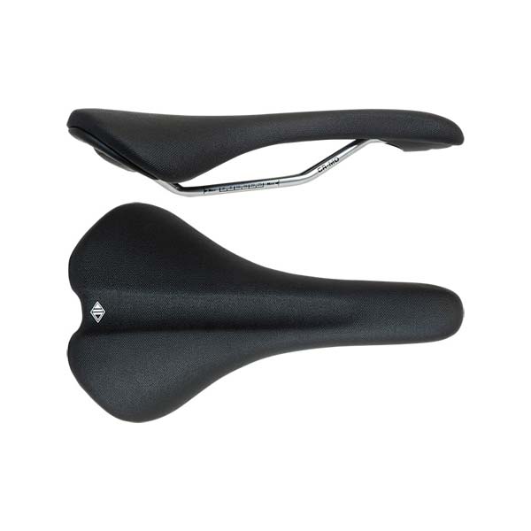 商品説明ロードバイク、クロスバイクなどに適したサドルベースに防水性と耐久性に優れたPVC カバーを採用したアーバンスポーツサドル。●PVC●?7mm クロモリ中空レール●L270 × W155 × H70mm●288g※仕様及び外観は、改良...