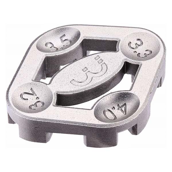 商品説明参考重量：35gサイズ：43×36mm●クロモリ製スポークレンチ。●対応ニップル径：3.2/0.127、3.3/0.130、3.5/0.136、4.0/0.156※仕様及び外観は、改良のために予告なく変更される場合がございます。予め...