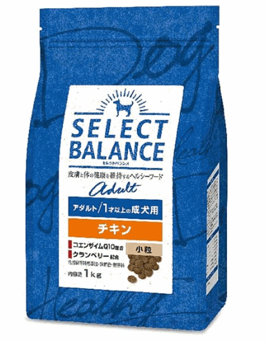 Instagramインスタ★nihonoasis Twitterツイッター★＠nihon_oasis_ms　＠nihon_oasis セレクトバランス アダルト チキン 小粒 1才以上 成犬用 1kg 【ドッグフード】【ペットおやつ】 犬用...