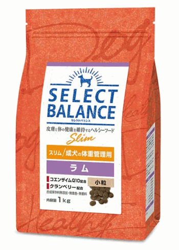 Instagramインスタ★nihonoasis Twitterツイッター★＠nihon_oasis_ms　＠nihon_oasis セレクトバランス スリム ラム 小粒 成犬 体重管理用 1kg【ドッグフード】【ペットおやつ】犬用 ペット...