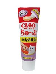 CIAO ちゅーぶ 総合栄養食 まぐろ海鮮ミックス味 80g 商品コード: 4901133630903 メーカー いなばペットフード ●CIAO ちゅーぶ 　総合栄養食　まぐろ　海鮮ミックス味 与えたい分だけ出して使用できるチューブタイプ。...