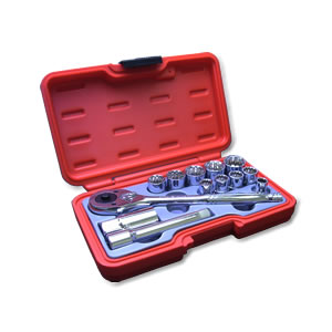 　H&H 13pcs ソケットレンチセット(1/2) H-4013H&H 13pcs ソケットレンチセット(1/2) H-4013◆世界中で使用されている5種ボルト・ナットに対応!◆機能性を極めた充実の入組み、オールマイティーソケット!【セ...
