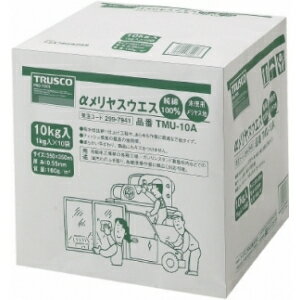 　トラスコ(TRUSCO) αメリヤスウエス10kg TMU-10Aトラスコ(TRUSCO) αメリヤスウエス10kg TMU-10A●あらゆる用途に対応できるメリヤスウエスです。●柔らかい手触り、商品にも傷をつけません。●生地を漂白洗浄し...