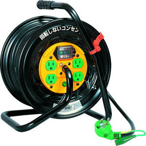 　日動工業 電工ドラム マジックリール 100V アース漏電しゃ断器付 30m TZ-EB34日動工業 電工ドラム マジックリール 100V アース漏電しゃ断器付 30m TZ-EB34●コンセント部は回転せずに巻き取り部のみ回転しますので...