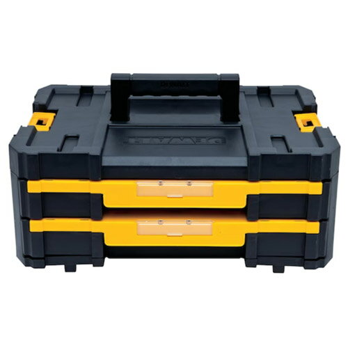 　DEWALT ティースタック パーツチェスト 2段チェスト DWST17804DEWALT ティースタック パーツチェスト 2段チェスト DWST17804■ティースタック　機動性と使いやすさを追求した「デウォルト」のシステムツールボック...