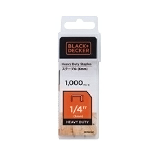 　ブラックアンドデッカー（BLACK&DECKER） GoPakタッカー・ネイラー用 ステープル6mm BDTRA704T【メール便可】ブラックアンドデッカー（BLACK&DECKER） GoPakタッカー・ネイラー用 ステープル6mm B...