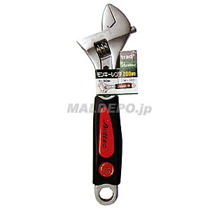 　三共コーポレーション ACT-200 TRAD ACTモンキーレンチ三共コーポレーション ACT-200 TRAD ACTモンキーレンチ柄部分にメガネレンチ付きでとても便利なモンキーレンチ!■サイズ:200mm■最大口開き寸法:30mm■...