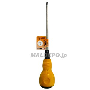 　三共コーポレーション TRAD 差替式パワードライバー #150W 150mm三共コーポレーション TRAD 差替式パワードライバー #150W 150mm手に優しく握りやすいクッショングリップ!●滑りにくい・手に優しい・力が入るパワード...