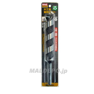 　trad 木工用兼用ビット TWK-27.0 27mmtrad 木工用兼用ビット TWK-27.0 27mm木材・合板・コンパネの穴あけに!・ドリル刃先端が喰い込みの良いらせん状だから、素早く穴あけができる。・加工面の仕上げがきれい。【仕...