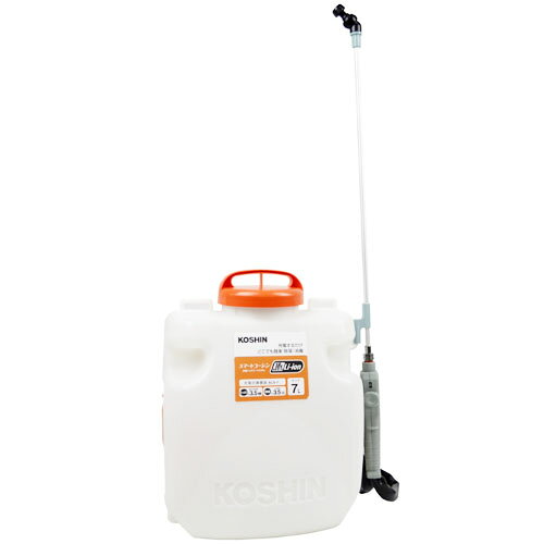 　工進(KOSHIN) 18V 充電式噴霧器 SLS-7 軽量3.3kg工進(KOSHIN) 18V 充電式噴霧器 SLS-7 軽量3.3kg■カンタン・軽い・長時間使える！■【特長】●薬剤が固着しにくいダイヤフラムポンプ●スマートコーシン...
