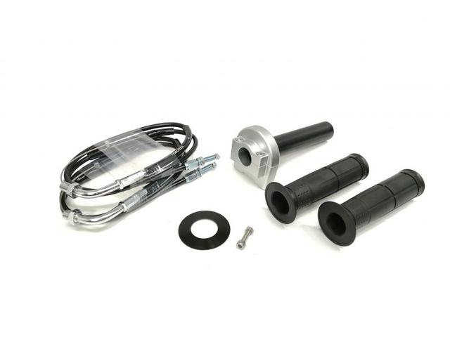 ACTIVE 汎用スロットルキット TYPE-1 シルバー 巻取φ32 [ワイヤー:メッキ金具 900mm] シルバー 汎用スロットルキット TYPE-1 シルバー 巻取φ32 [ワイヤー:メッキ金具 900mm] アクティブ スロットルキ...