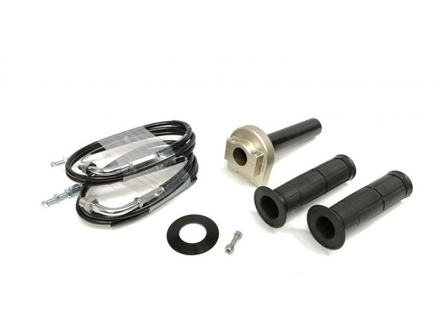 ACTIVE 汎用スロットルキット TYPE-1 Tゴールド 巻取φ42 [ワイヤー:メッキ金具 1050mm] Tゴールド 汎用スロットルキット TYPE-1 Tゴールド 巻取φ42 [ワイヤー:メッキ金具 1050mm] アクティブ ス...