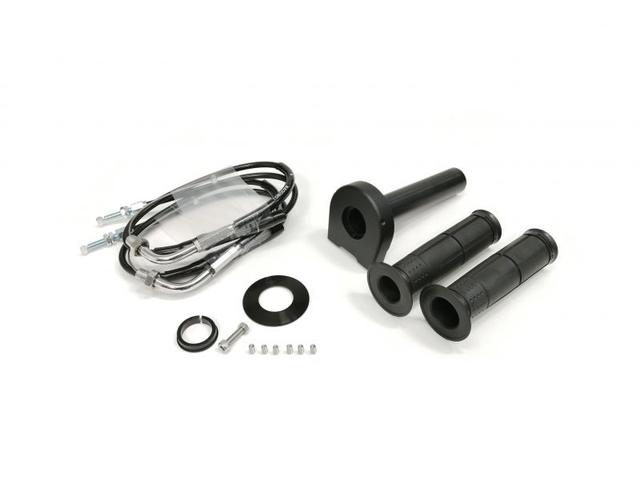 ACTIVE 汎用スロットルキット TYPE-2 ブラック 巻取φ36 [ワイヤー:メッキ金具 700mm] ブラック 汎用スロットルキット TYPE-2 ブラック 巻取φ36 [ワイヤー:メッキ金具 700mm] アクティブ スロットルキ...