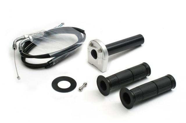 ACTIVE 汎用スロットルキット TYPE-3 シルバー 巻取φ28 [ワイヤー:メッキ金具 700mm] シルバー 汎用スロットルキット TYPE-3 シルバー 巻取φ28 [ワイヤー:メッキ金具 700mm] アクティブ スロットルキ...