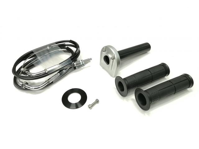 ACTIVE 汎用スロットルキット TYPE-3 シルバー 巻取φ32 [ワイヤー:メッキ金具 900mm] シルバー 汎用スロットルキット TYPE-3 シルバー 巻取φ32 [ワイヤー:メッキ金具 900mm] アクティブ スロットルキ...