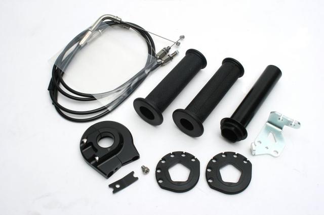 ACTIVE スロットルキット [EVO2]ブラック 巻取φ50/52対応車種 YAMAHA YZF-R25 '2015 ~ '2018, YAMAHA YZF-R3(ABS) '2015 ~ '2018, YAMAHA YZF-R25(A...