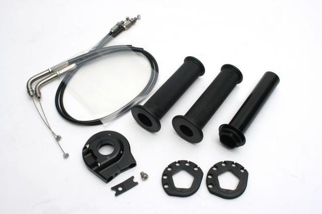 ACTIVE スロットルキット [EVO2] ブラック 巻取φ44/46(取廻し:スタンダード)対応車種 YAMAHA YZF-R6 '2006 ~ '2016 ハイスロットルキットEVO2 車種別キット スロットルキット [EVO2] ブ...