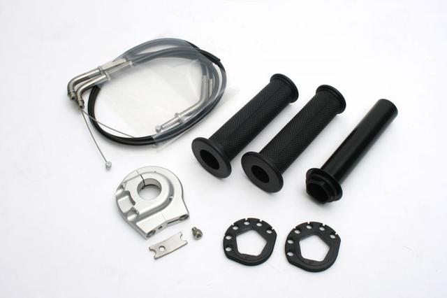ACTIVE スロットルキット [EVO2] シルバー 巻取φ40/42対応車種 KAWASAKI ZX-10R(ABS) '2016 ~ '2019 (SE18-19含む), KAWASAKI ZX-10RR(ABS) '2017 ~ '...