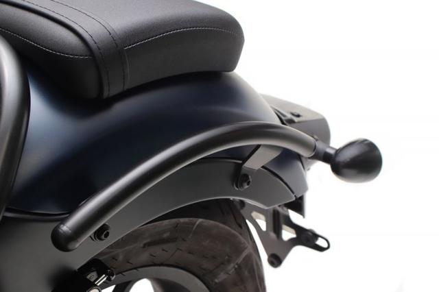 ACTIVE グラブバー φ22対応車種 HONDA REBEL500 '2017 ~ '2023, HONDA REBEL250 '2017 ~ '2023 グラブバー φ22 車体のラインを崩さないシルエットと角度にこだわったグラブバー...
