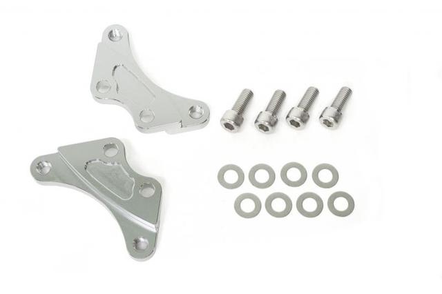 ACTIVE キャリパーサポート シルバー (brembo 40mmピッチ＆大型ローター径対応)対応車種 HONDA CB1300SF '1998 ~ '2000, SUZUKI BANDIT1200 '2000 ~ '2005, SUZU...